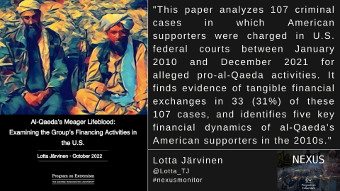 Al-Qaeda’s Meager Lifeblood: Examining the Group’s Financing Activities in the U.S. | Program on ...